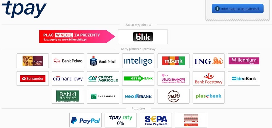 Tpay udostępnia odroczone płatności - Aktualności